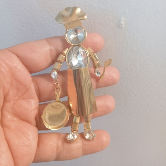 Jewelry | Vintage Chef Brooch | Poshmark